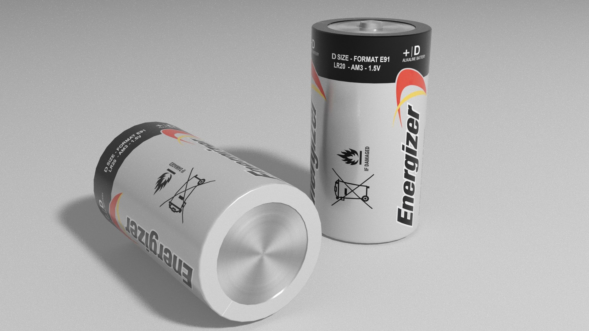 Batteries 3D Model - TurboSquid 2022635
