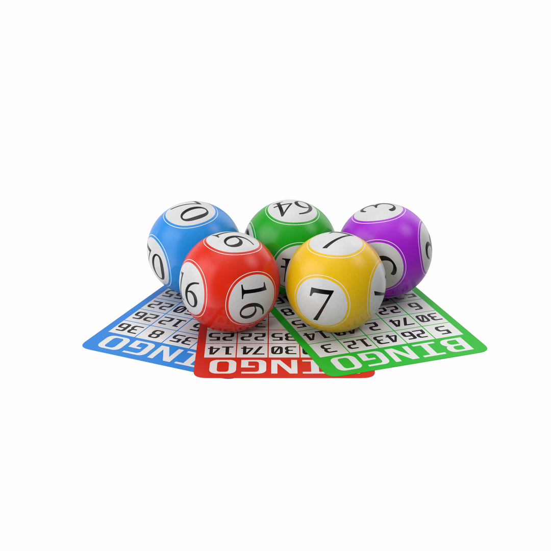 3D Model Bingo Balls And Cards - TurboSquid 2323793