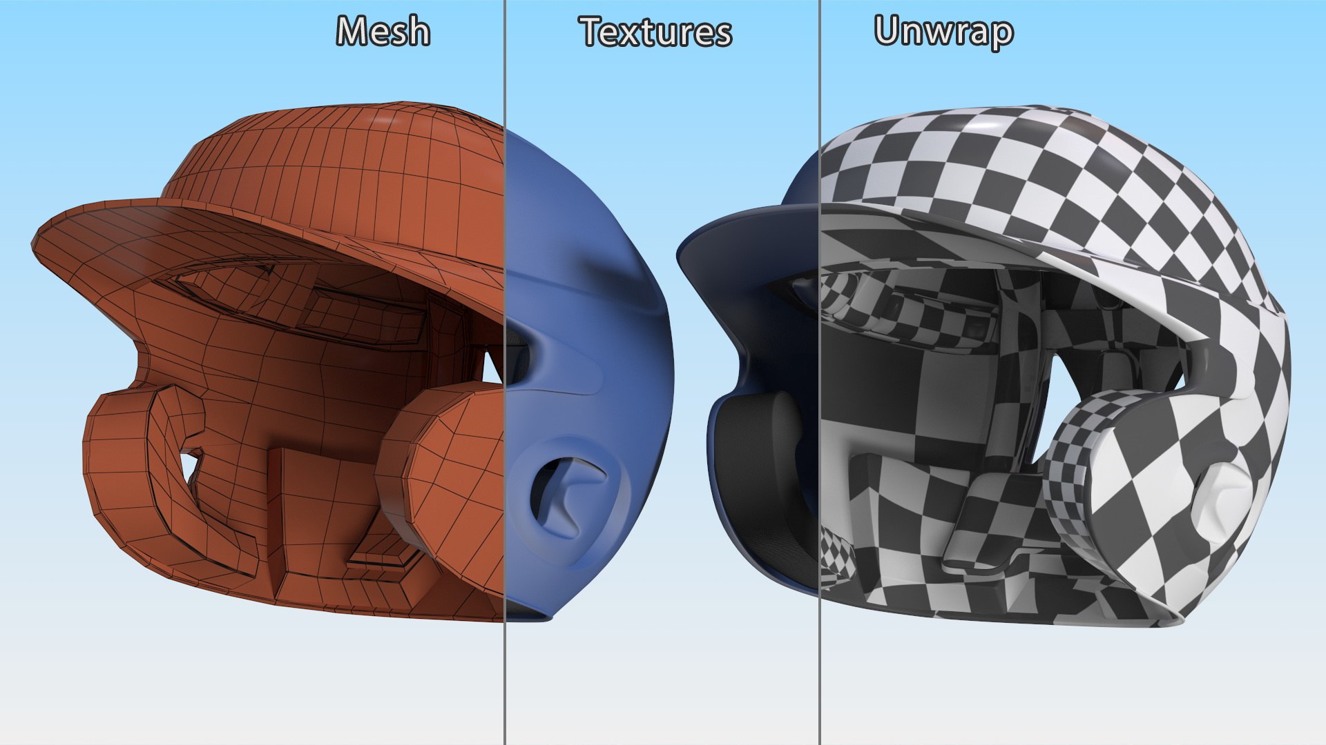 Baseball Batting Helmet 3D - TurboSquid 2229491