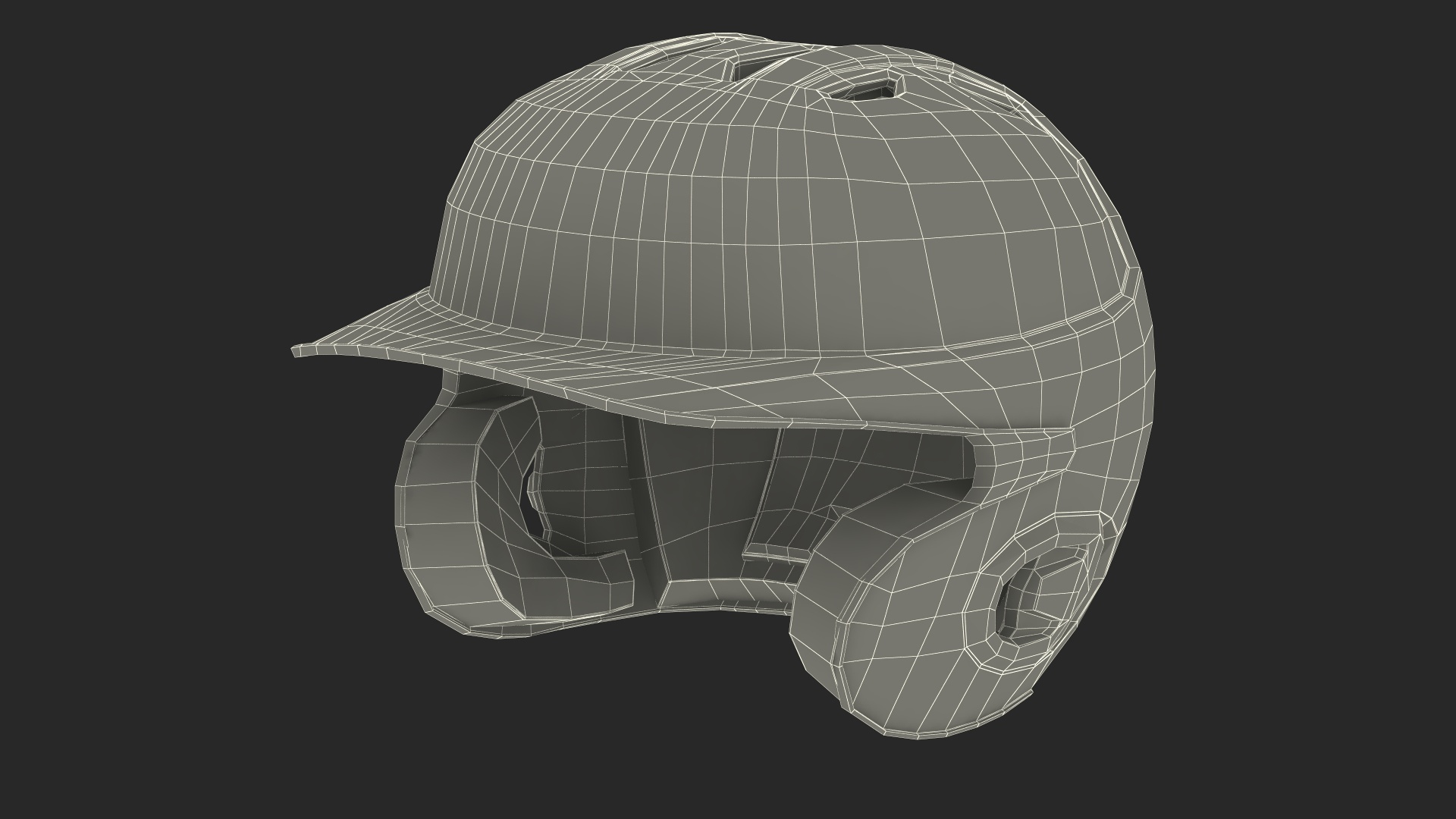 Baseball Batting Helmet 3D - TurboSquid 2229491