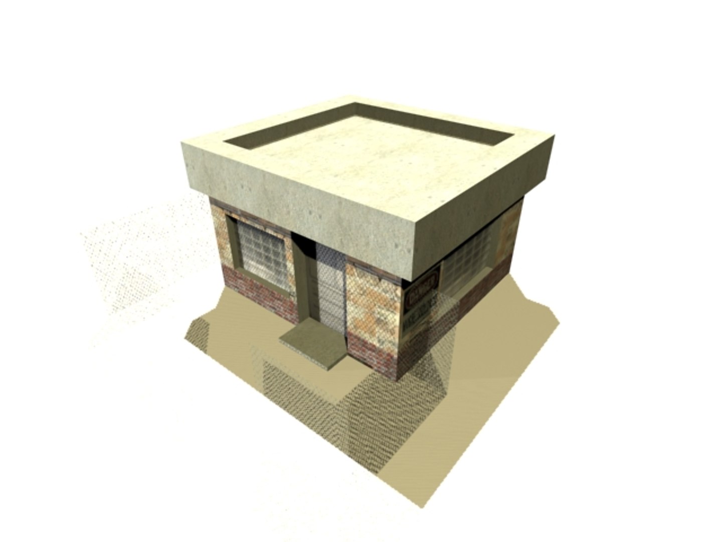 3d Meshes Buildings Modeled