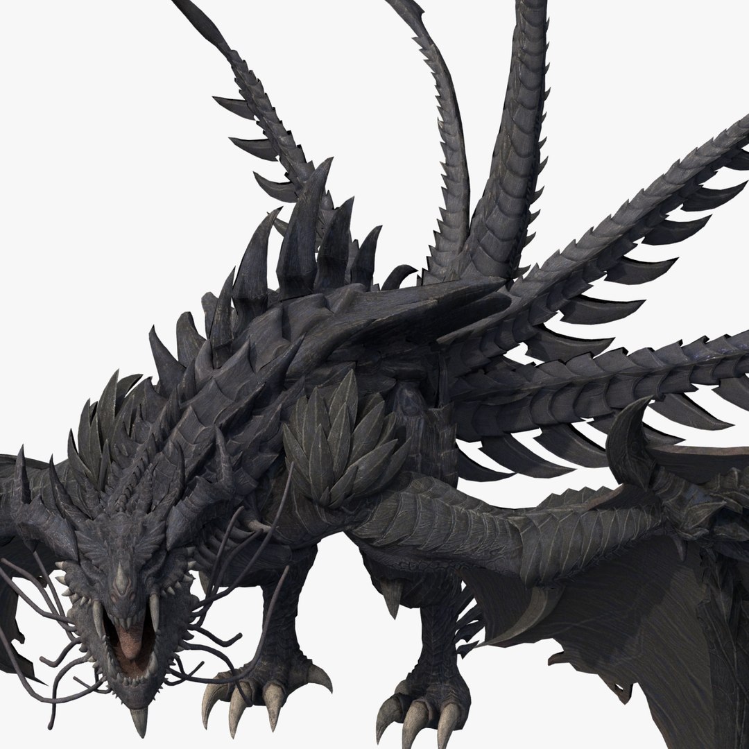 3D Dragon Rigged - TurboSquid 2088841