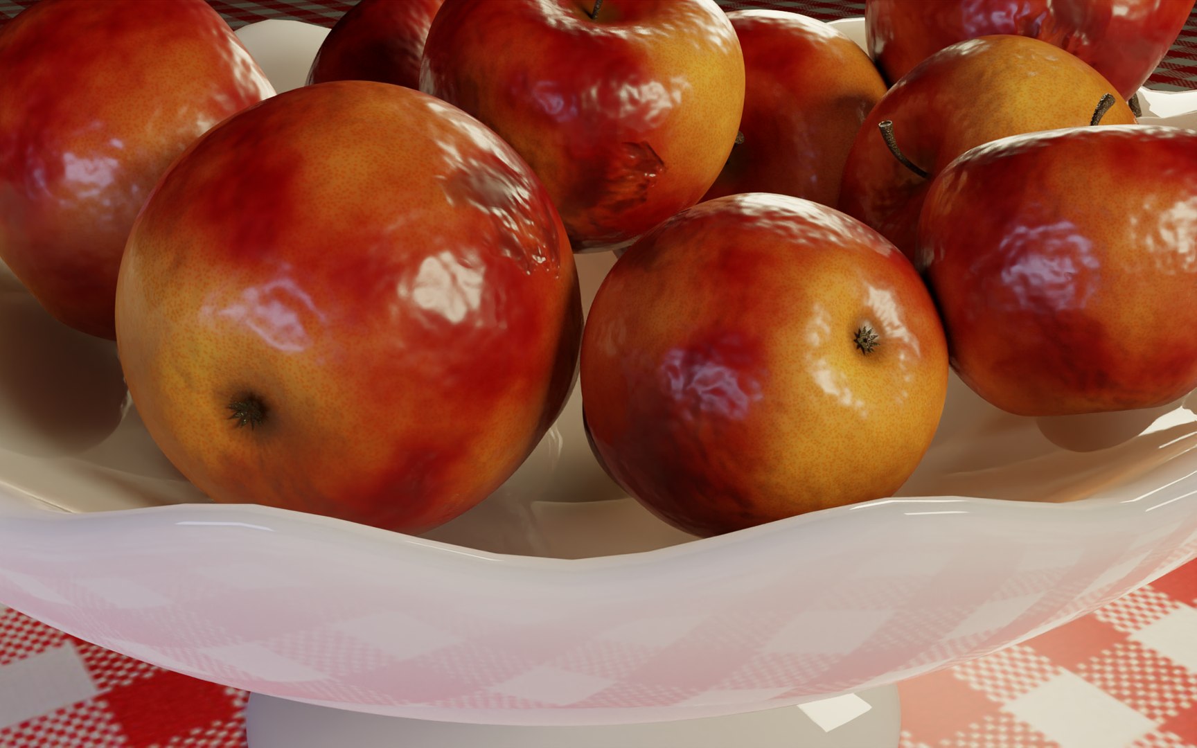 3D Apples Blender Model - TurboSquid 1519150