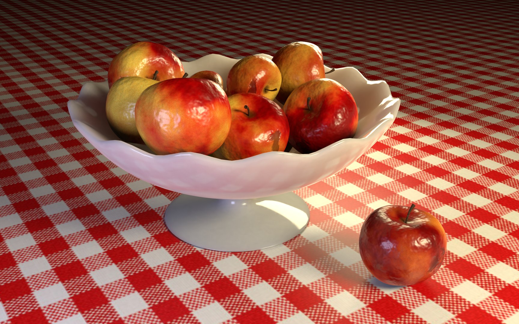 3D Apples Blender Model - TurboSquid 1519150