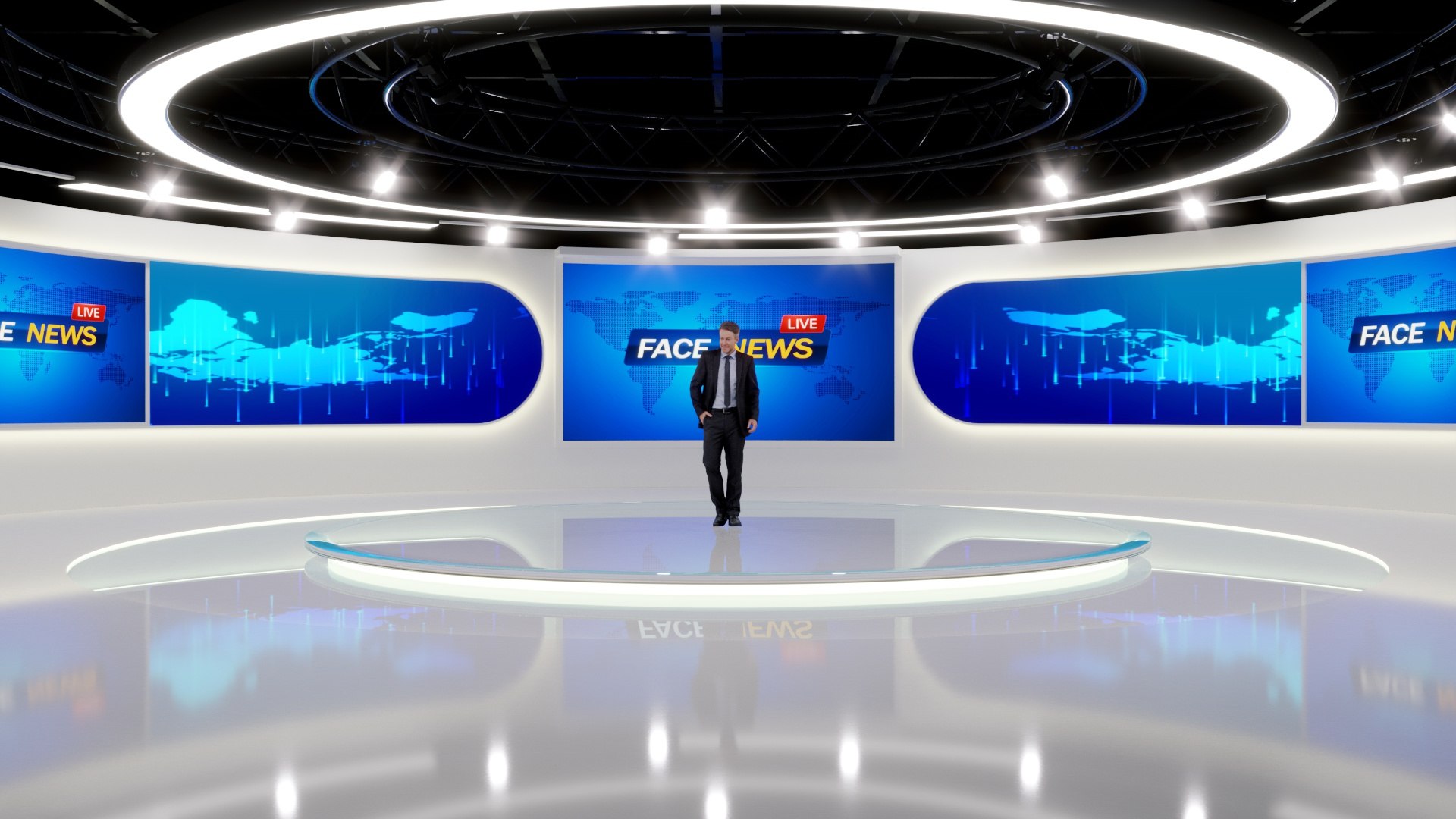 Virtual Set 3D Model - TurboSquid 1991082