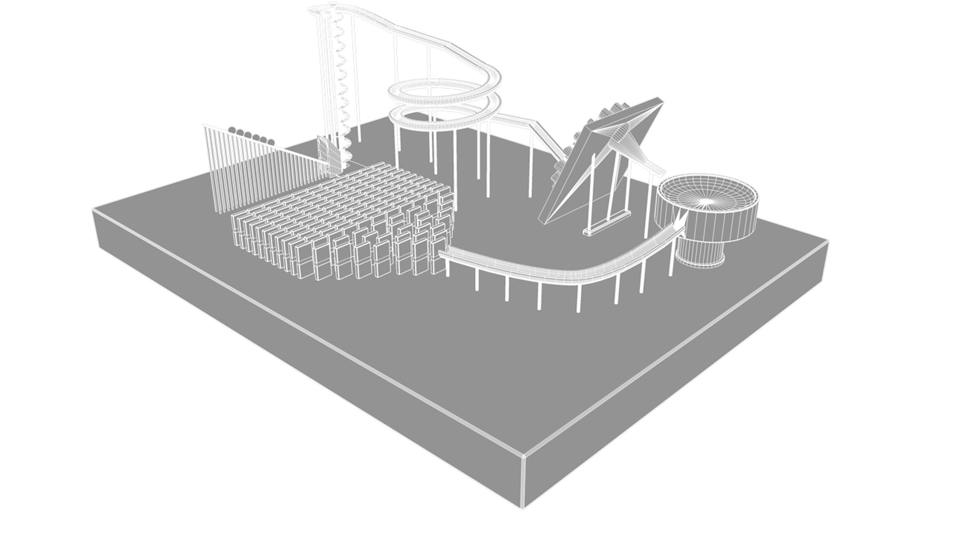 3d Model Of Marbles Machine
