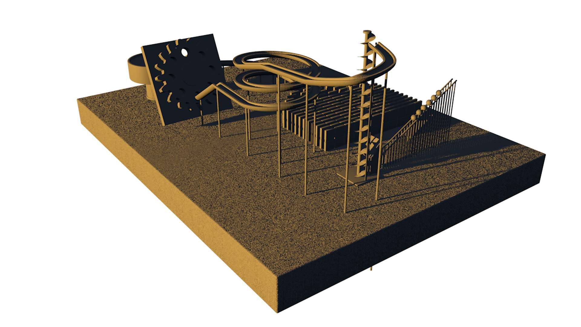 3d Model Of Marbles Machine