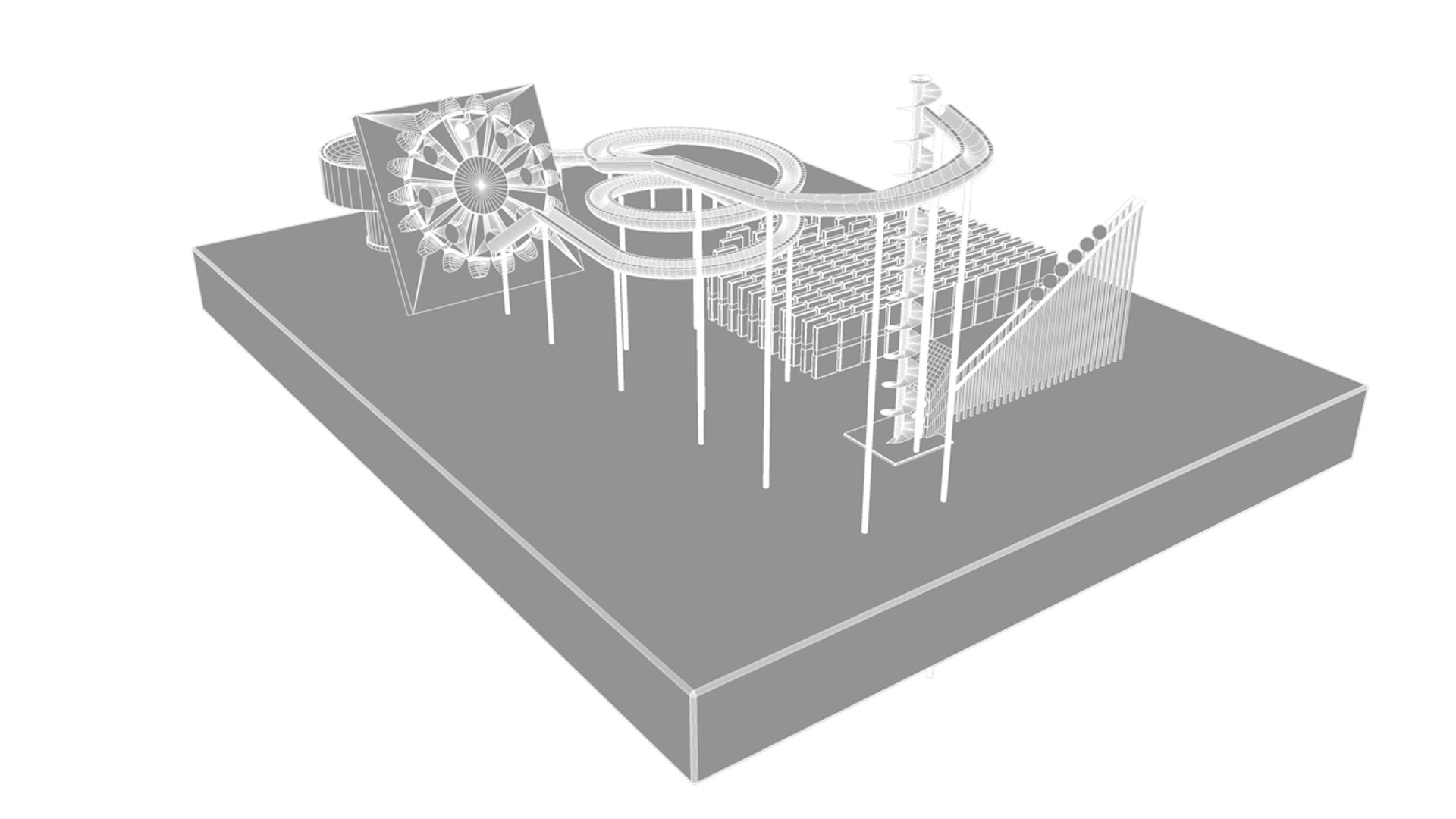 3d Model Of Marbles Machine