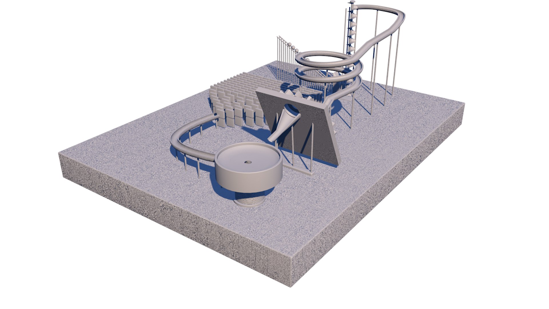 3d Model Of Marbles Machine