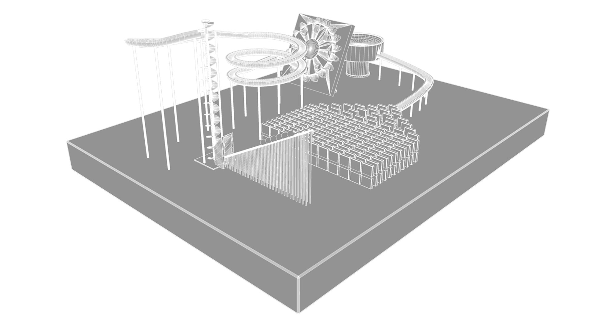 3d Model Of Marbles Machine