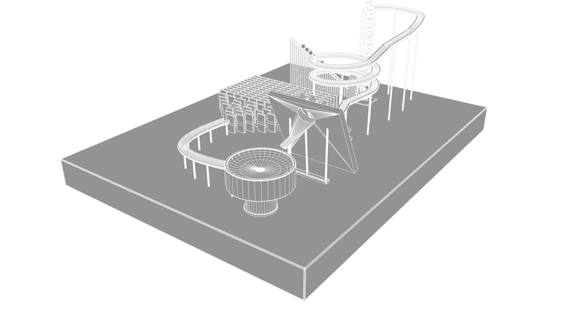 3d Model Of Marbles Machine
