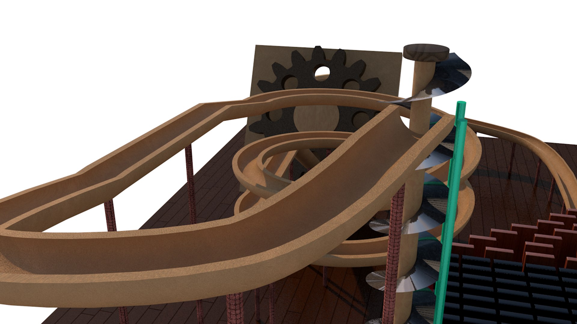 3d Model Of Marbles Machine