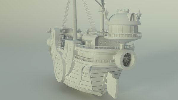 3D modelo thousand sunny model - TurboSquid 1562844