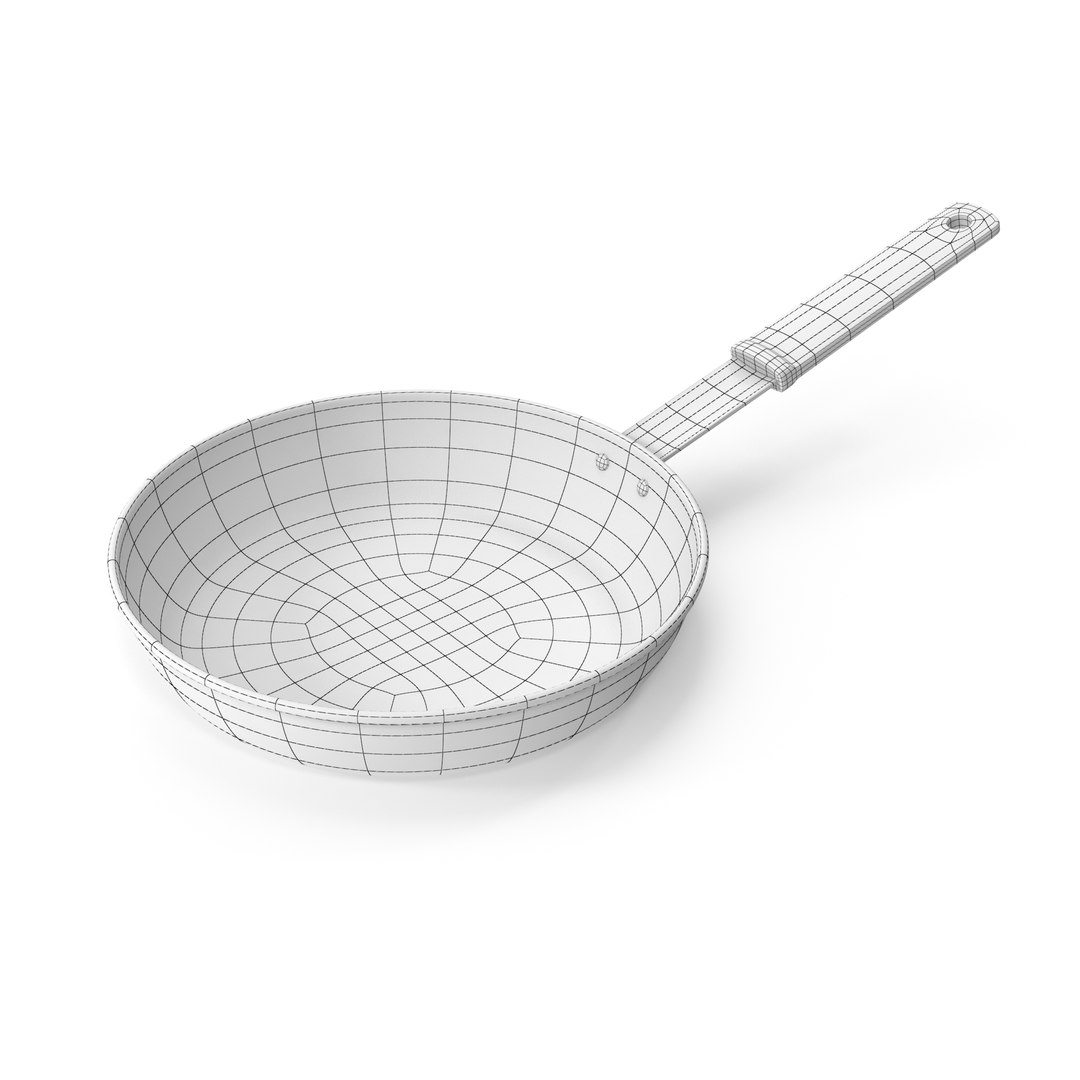 Frying Pan 3D Model - TurboSquid 2029641