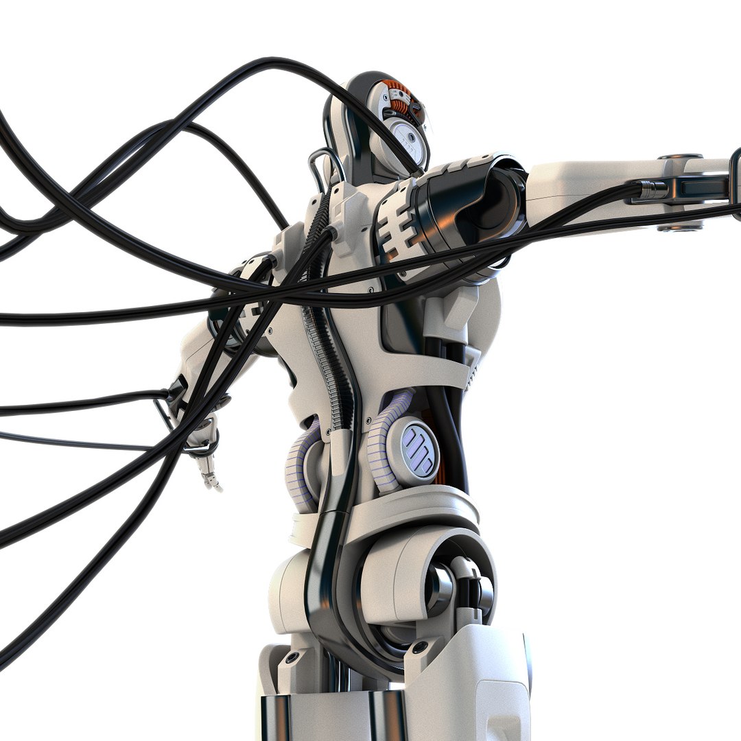 Man Robot Cyborg 3D Model - TurboSquid 1241524