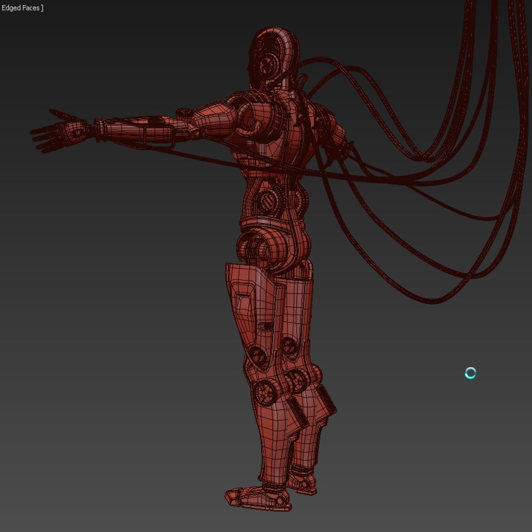 Man Robot Cyborg 3D Model - TurboSquid 1241524