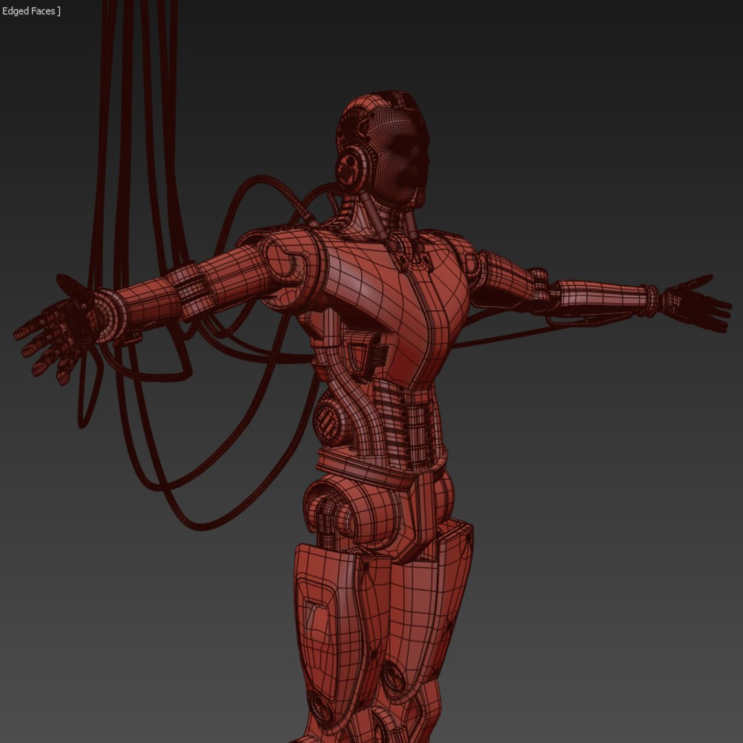 Man Robot Cyborg 3D Model - TurboSquid 1241524
