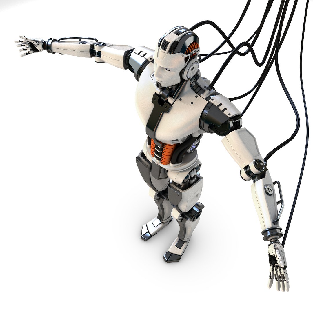 Man Robot Cyborg 3D Model - TurboSquid 1241524
