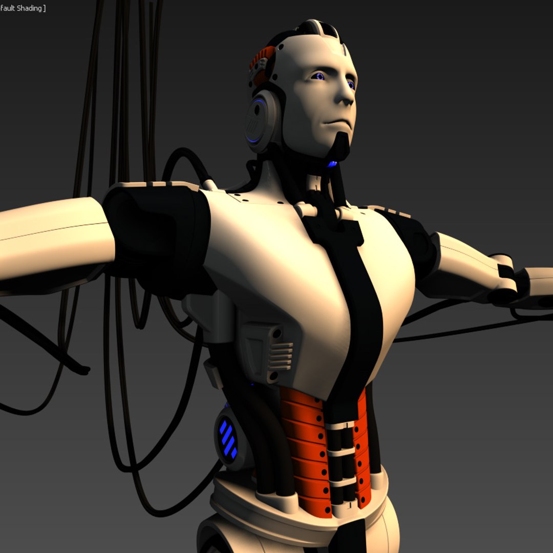 Man Robot Cyborg 3D Model - TurboSquid 1241524