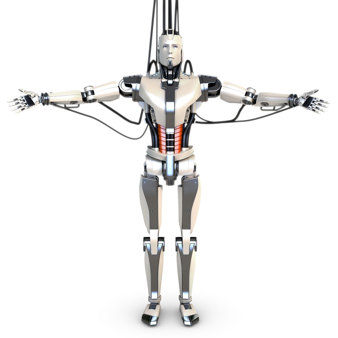 Man Robot Cyborg 3D Model - TurboSquid 1241524