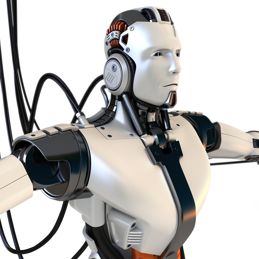 Man Robot Cyborg 3D Model - TurboSquid 1241524
