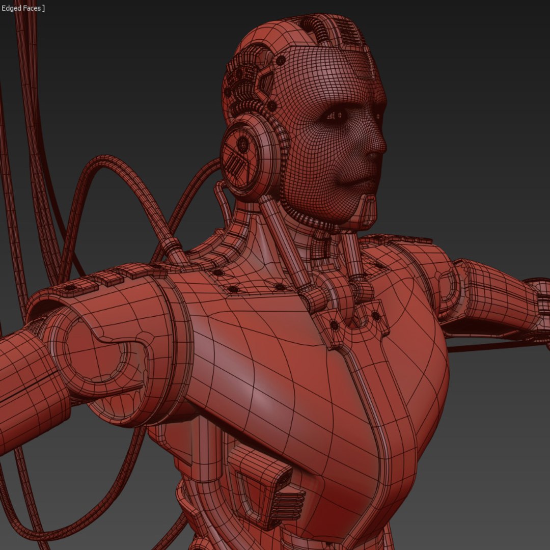 Man Robot Cyborg 3D Model - TurboSquid 1241524