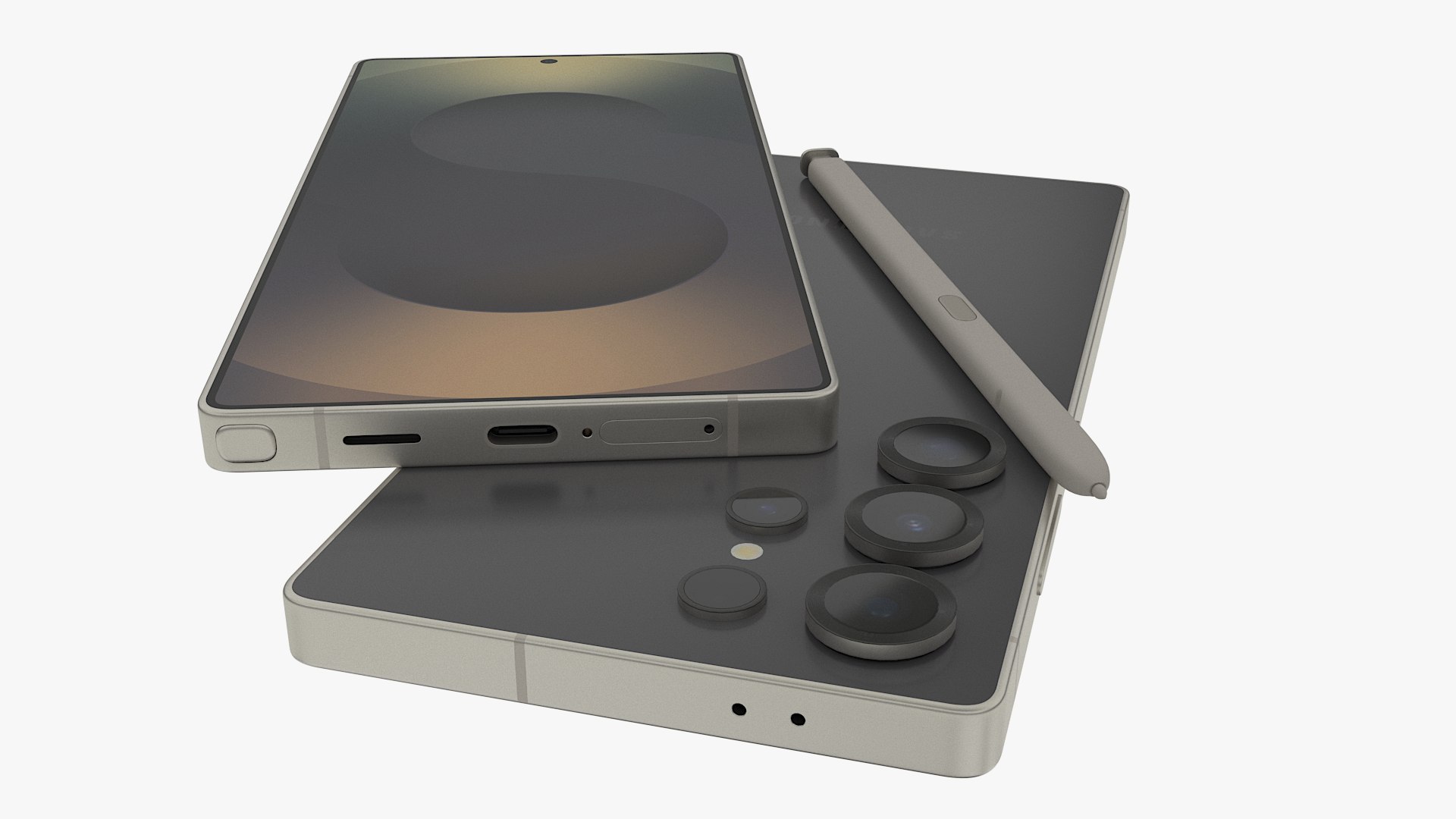 Samsung Galaxy S25 Ultra Titanium Black Model - TurboSquid 2356091