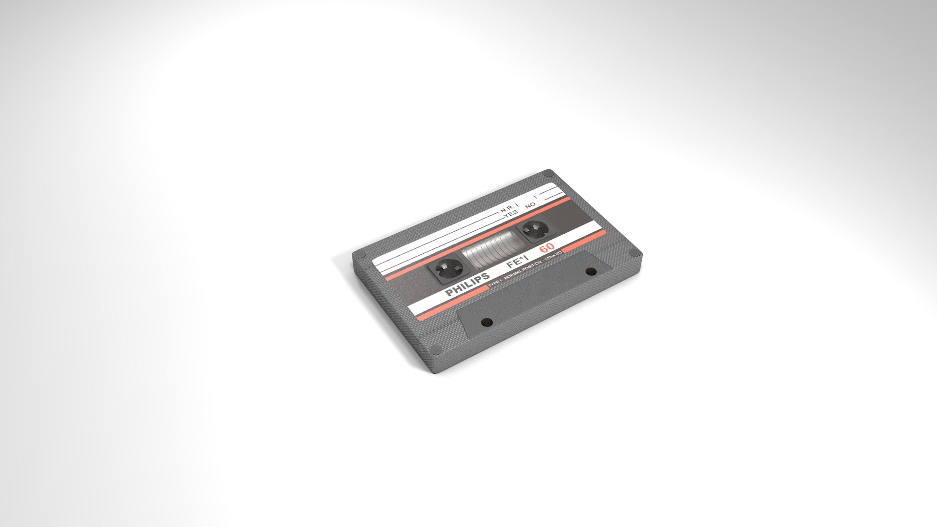 3D Model Cassette Audio Tape - TurboSquid 1737008