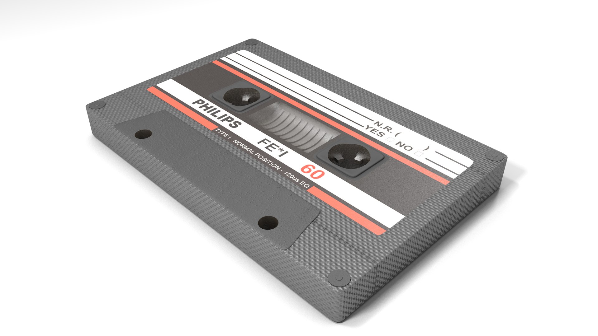 3D Model Cassette Audio Tape - TurboSquid 1737008