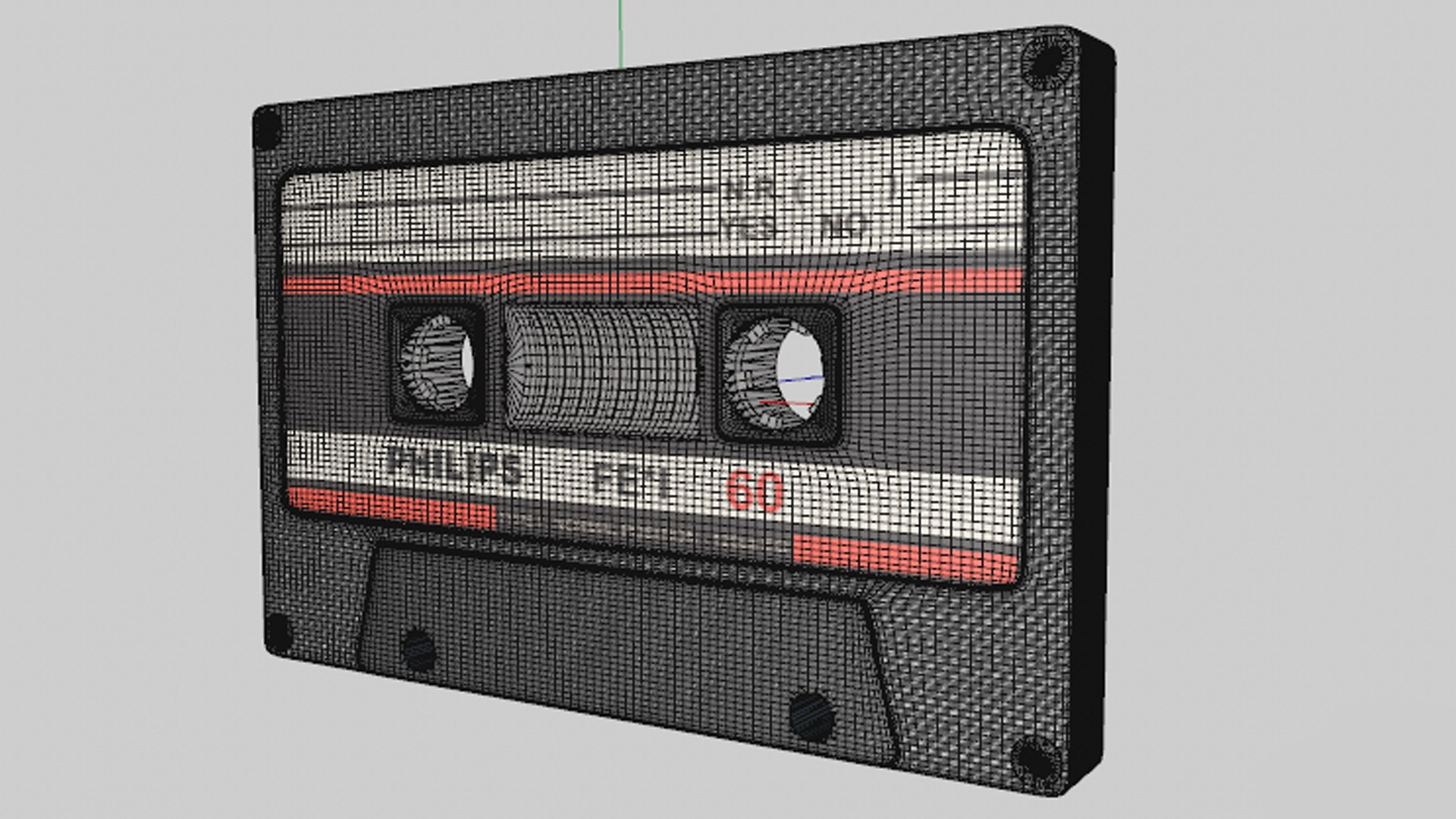 3D Model Cassette Audio Tape - TurboSquid 1737008