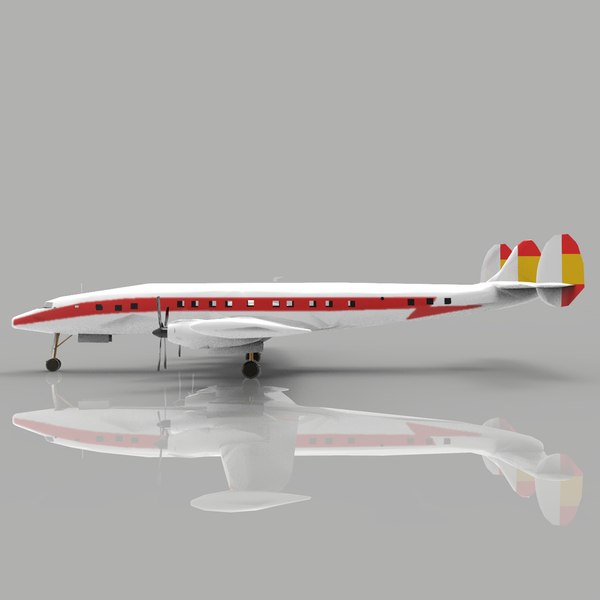 Avião Lockheed Constellation Modelo 3D - TurboSquid 1852555