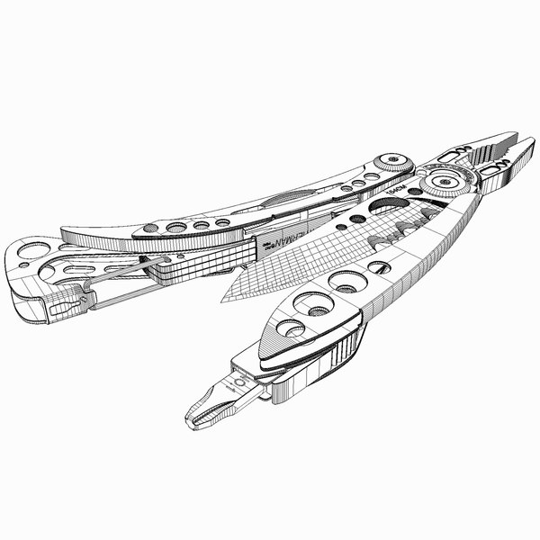 leatherman skeletool cx 3d model