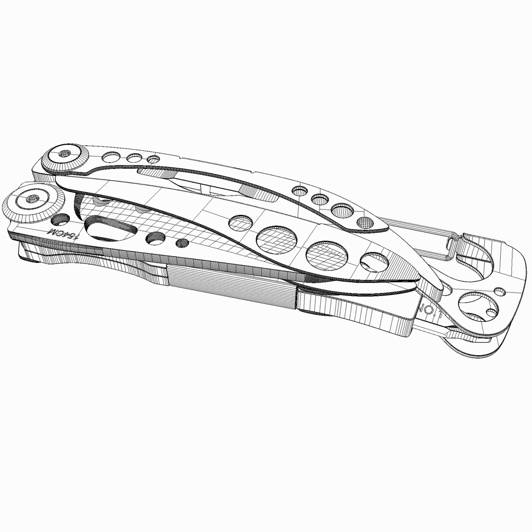 leatherman skeletool cx 3d model