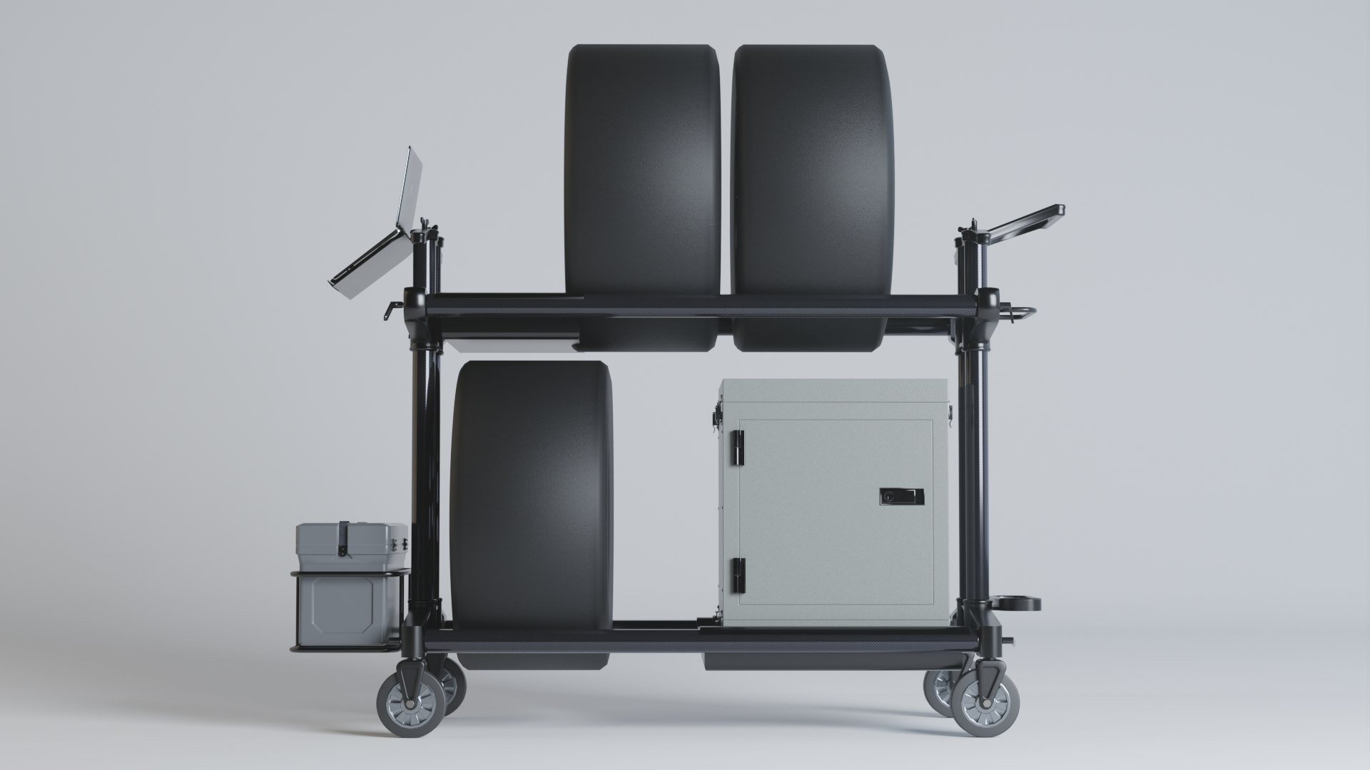 3D Pit Lane Trolley 3 PBR - TurboSquid 1955317