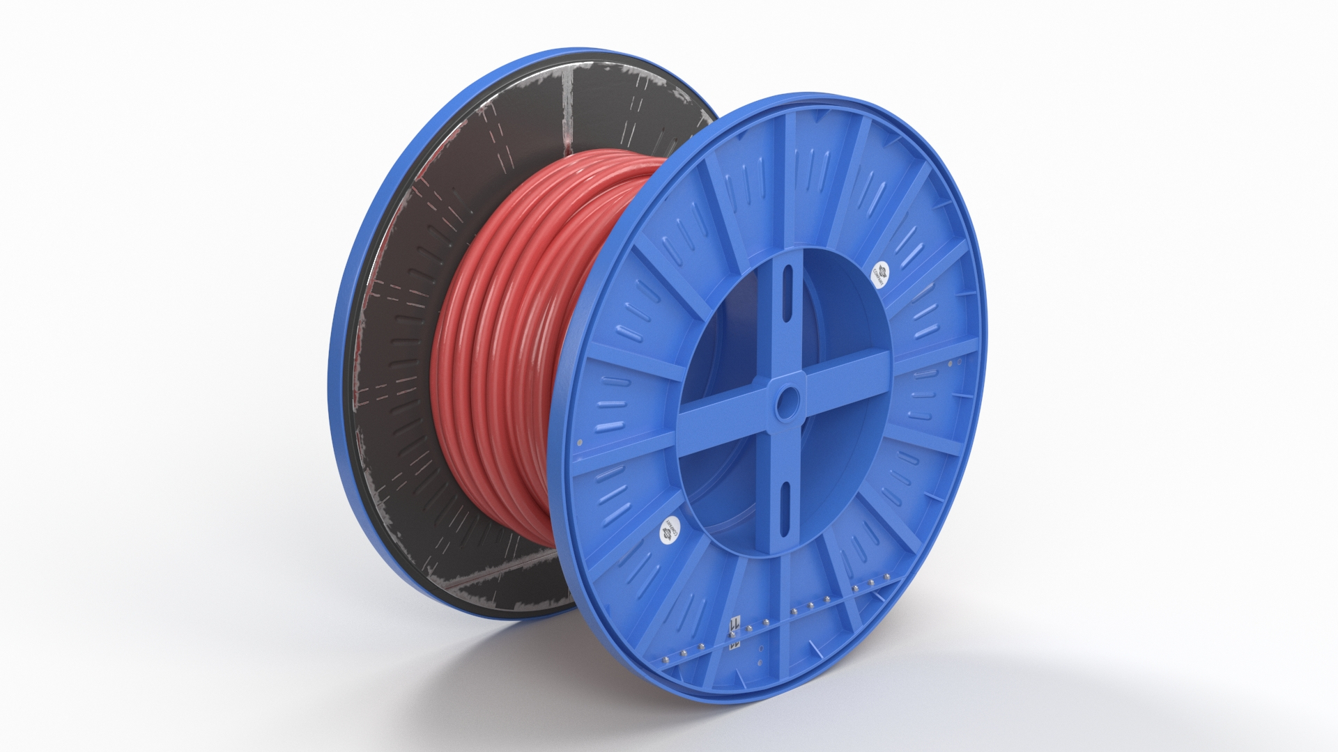 3D Industrial Cable Spool Reel - TurboSquid 2271608