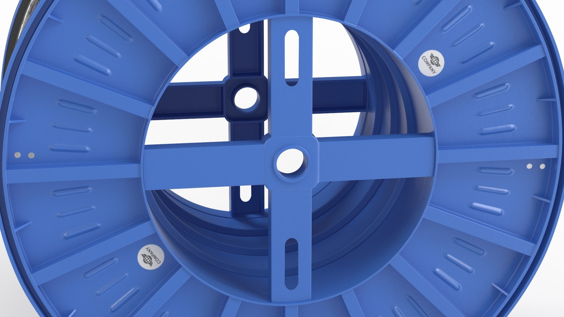 3D Industrial Cable Spool Reel - TurboSquid 2271608