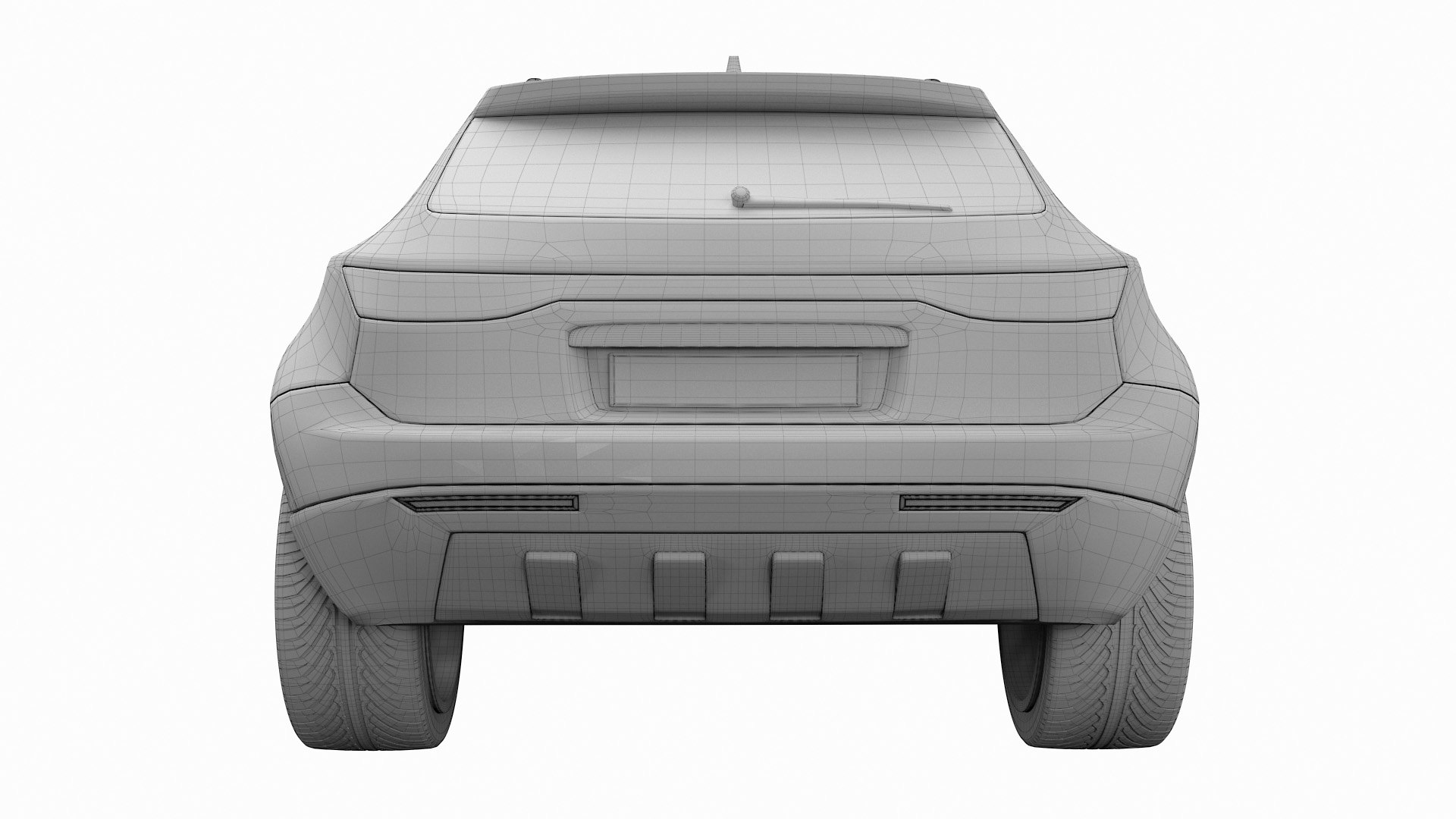 3D Generic Electric SUV - TurboSquid 1959474