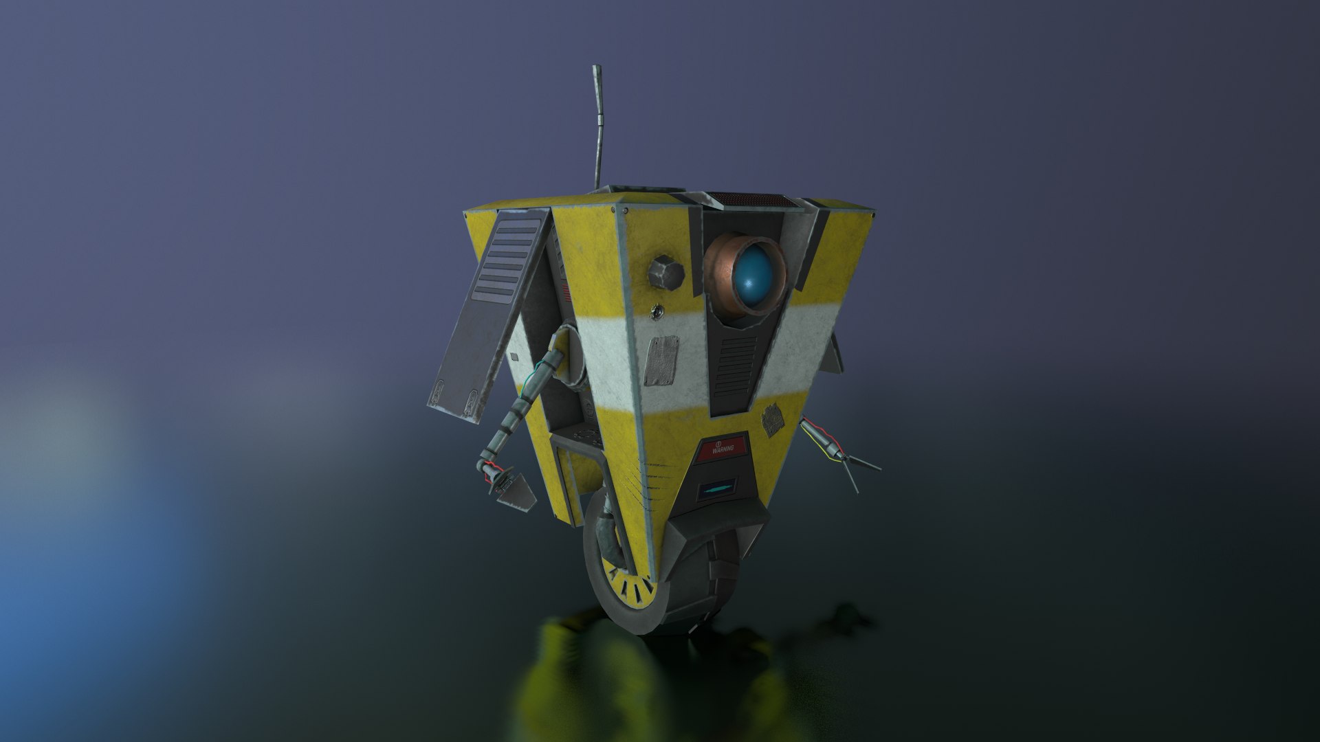 Claptrap Borderlands Model - TurboSquid 1425633