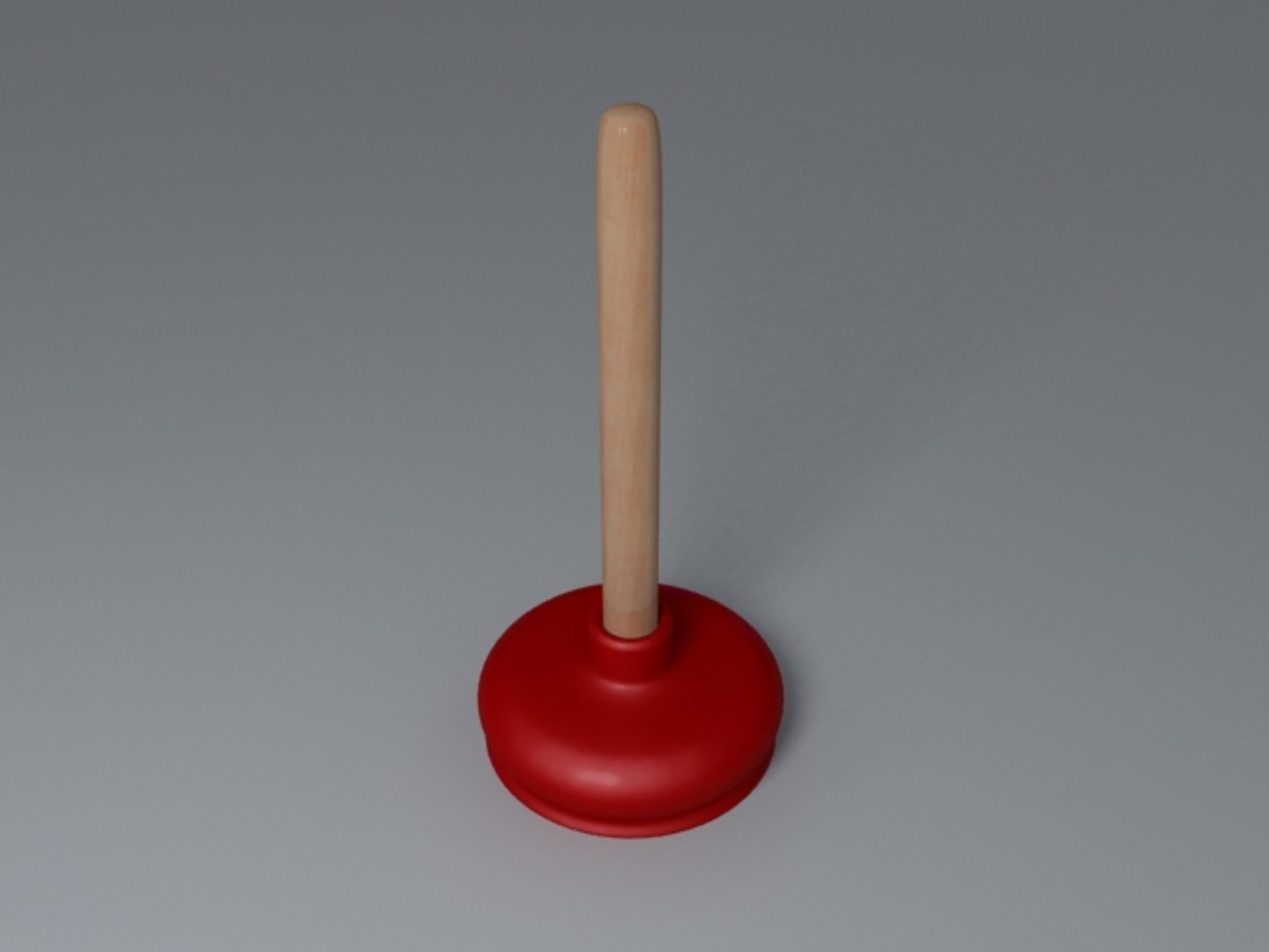 3d model toilet plunger