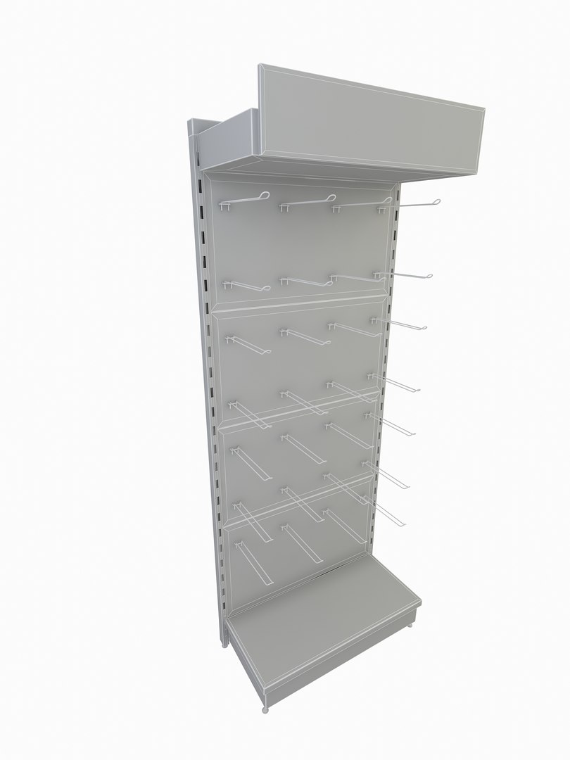 3D Model Display Rack - TurboSquid 1399889