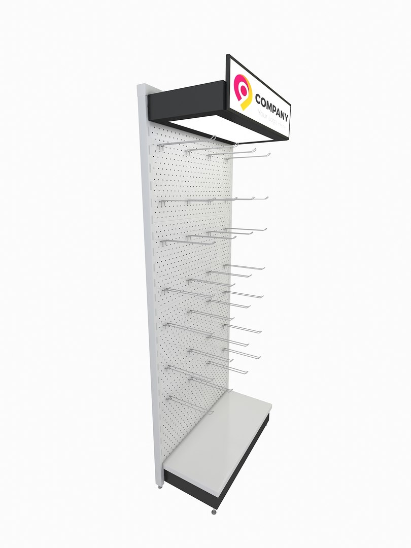 3D Model Display Rack - TurboSquid 1399889