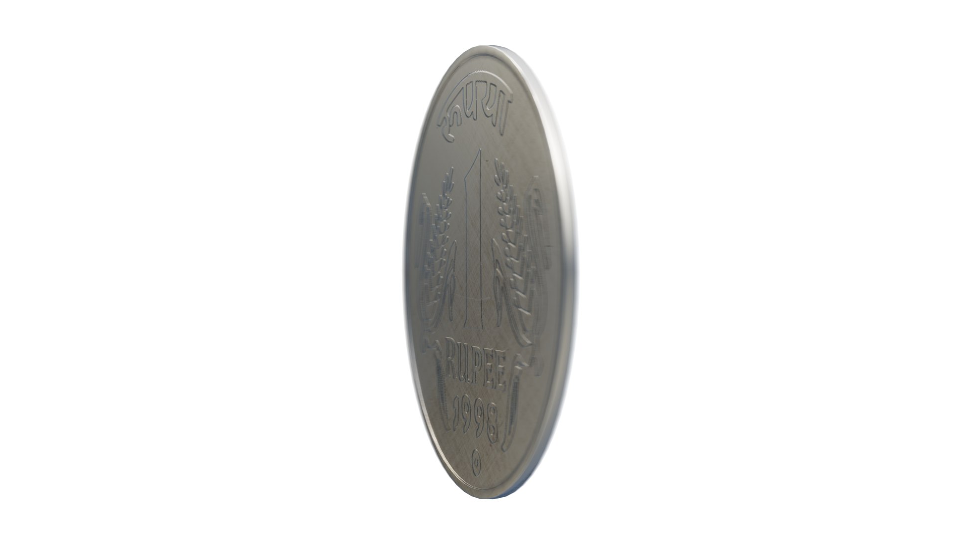 3D Model Indian Rupee Coin - TurboSquid 1479471