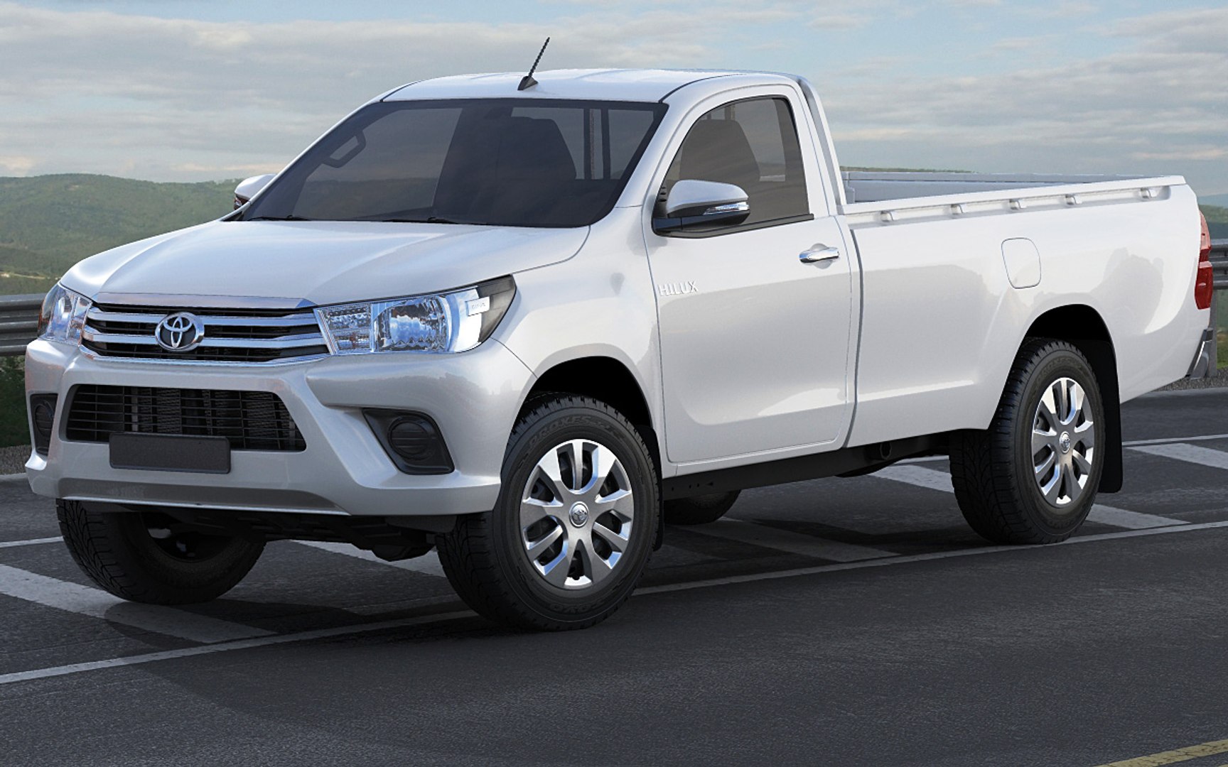 3d Toyota Hilux 2016 Model
