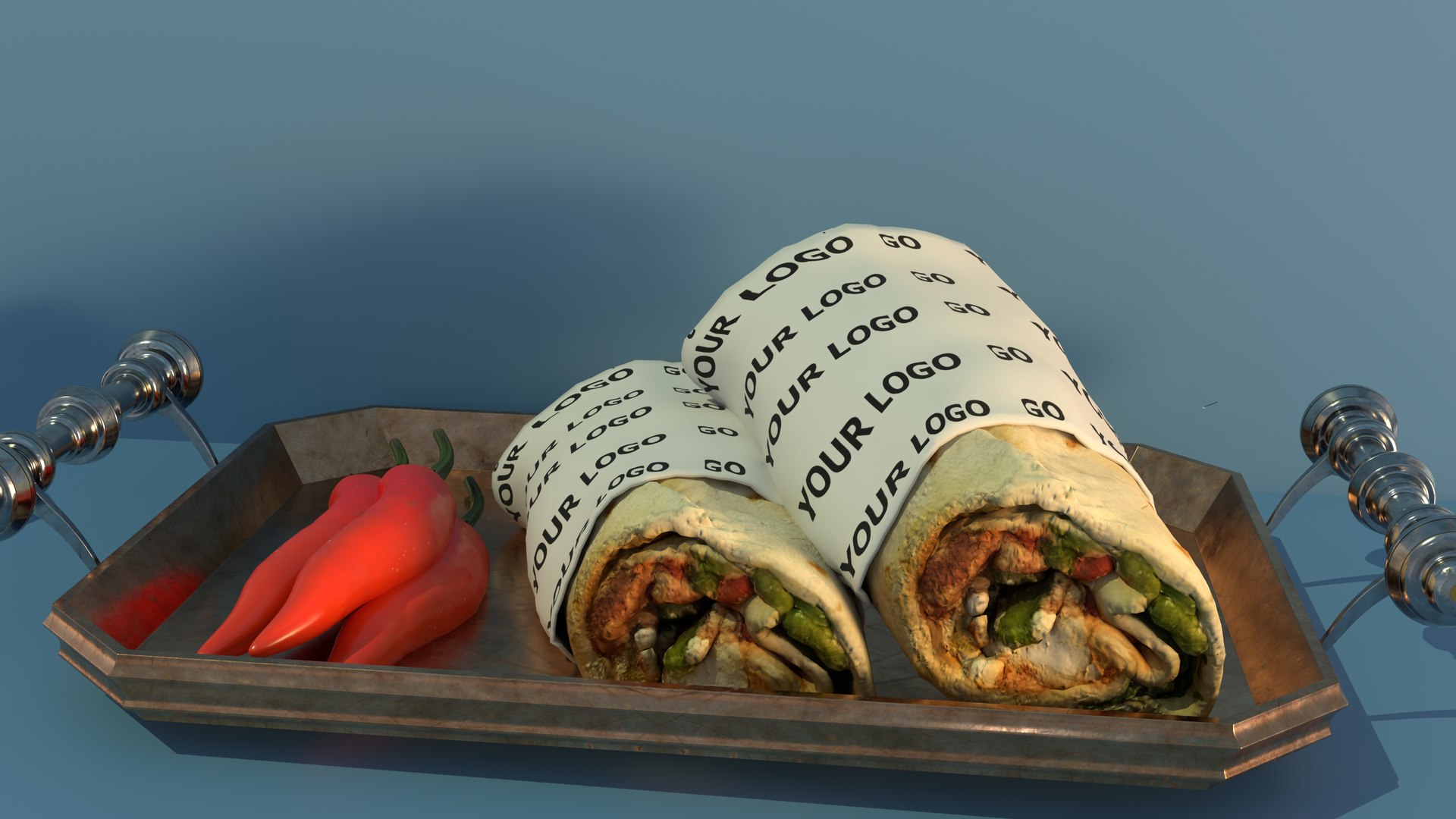 3D Shawarma 3D - TurboSquid 2348649