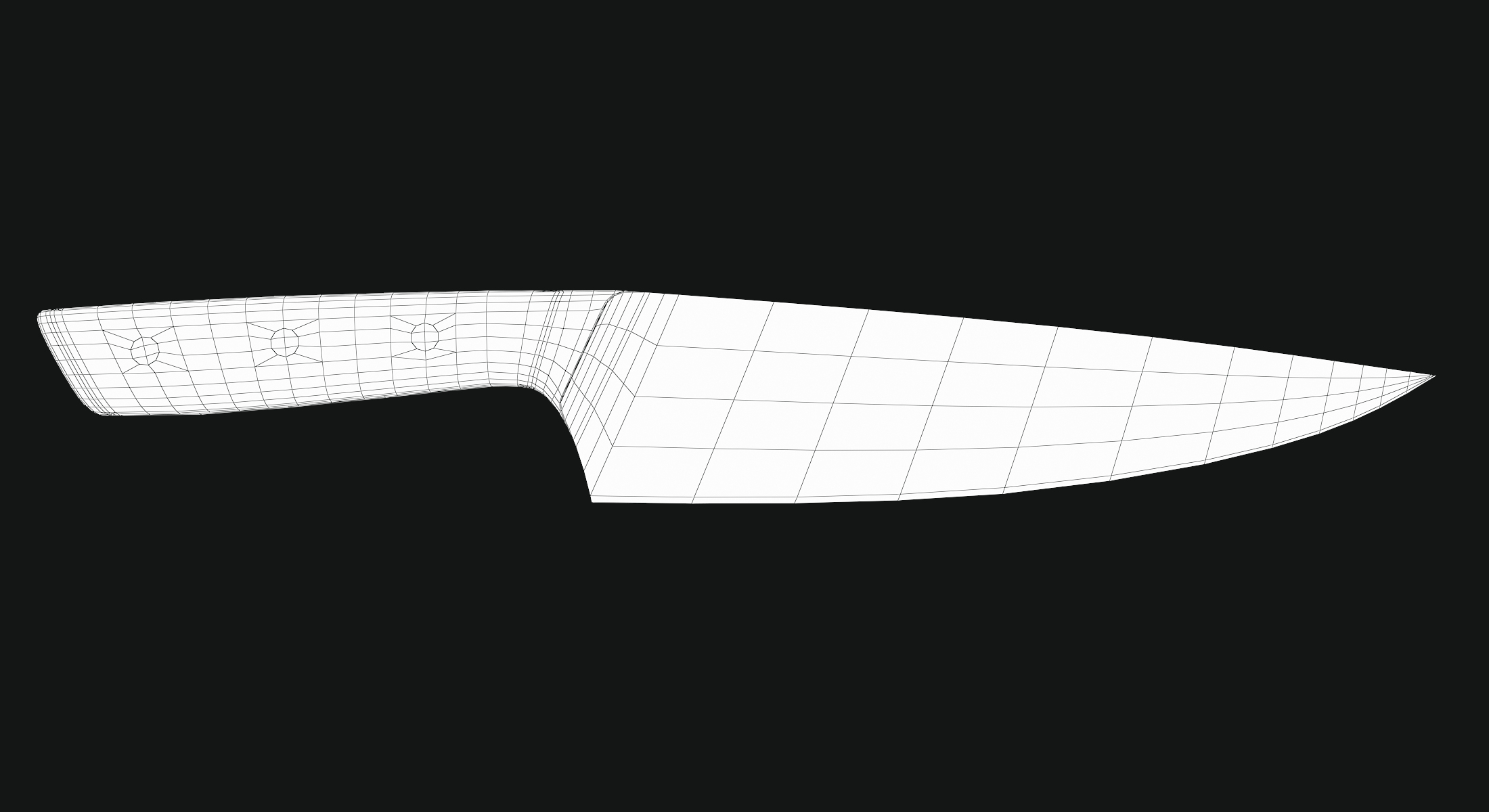 Kitchen knife 3D - TurboSquid 1353248