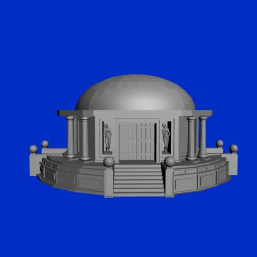3ds Max Clerics Temple
