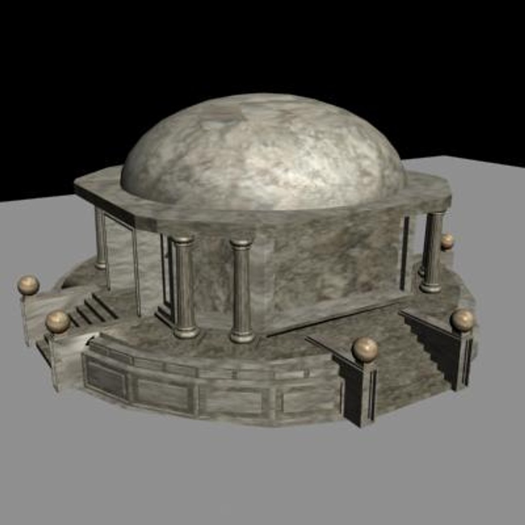 3ds Max Clerics Temple