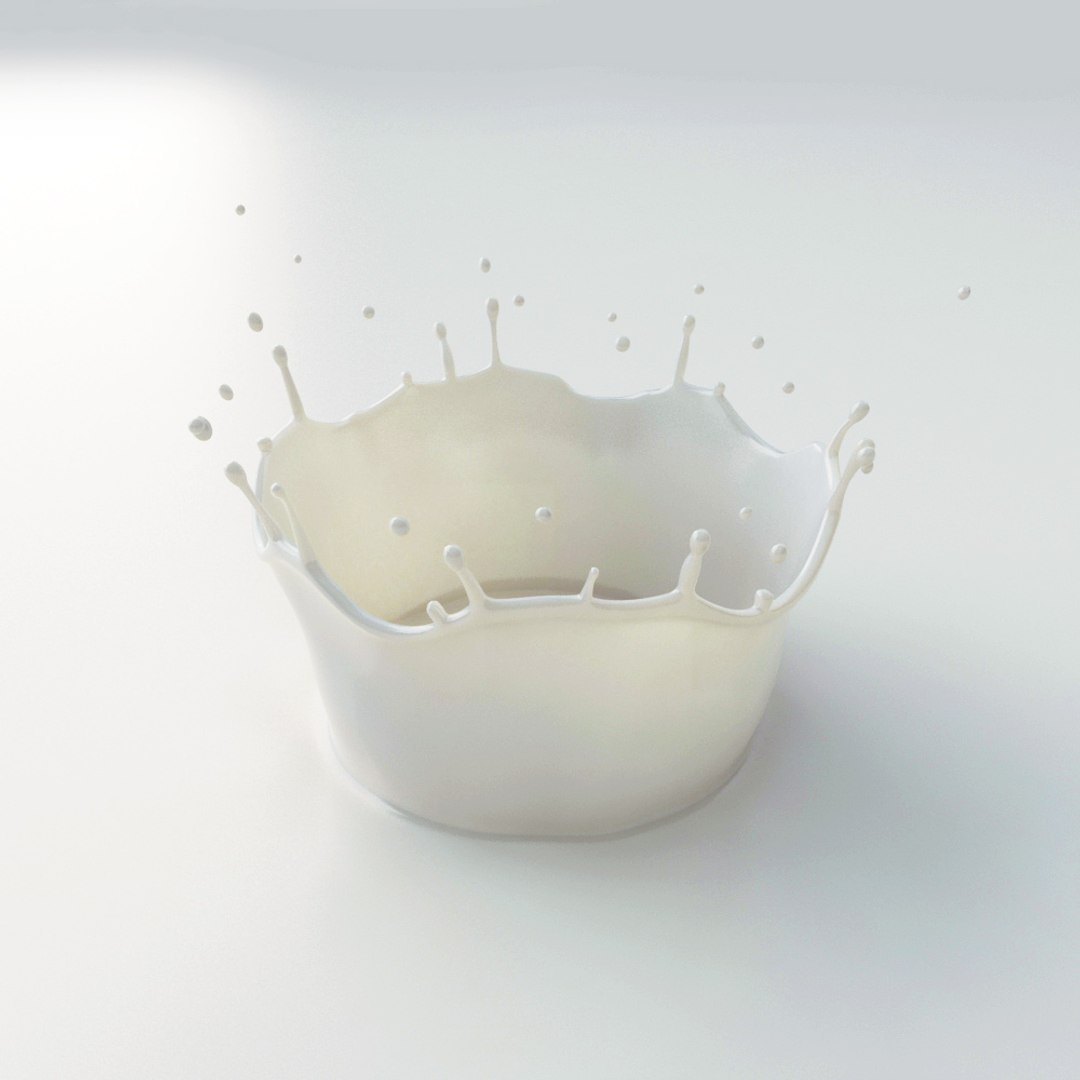 Milk Drop 3d Model