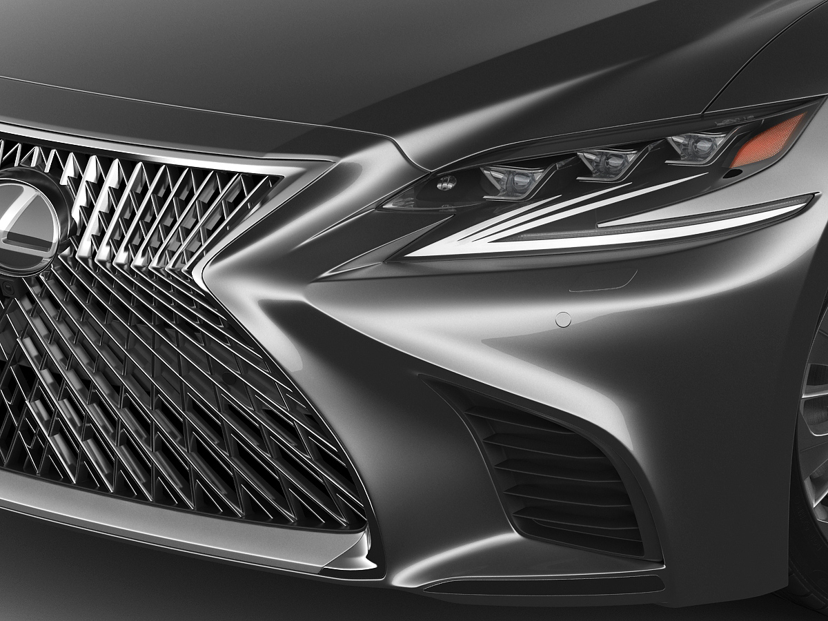 3d lexus ls500 ls model