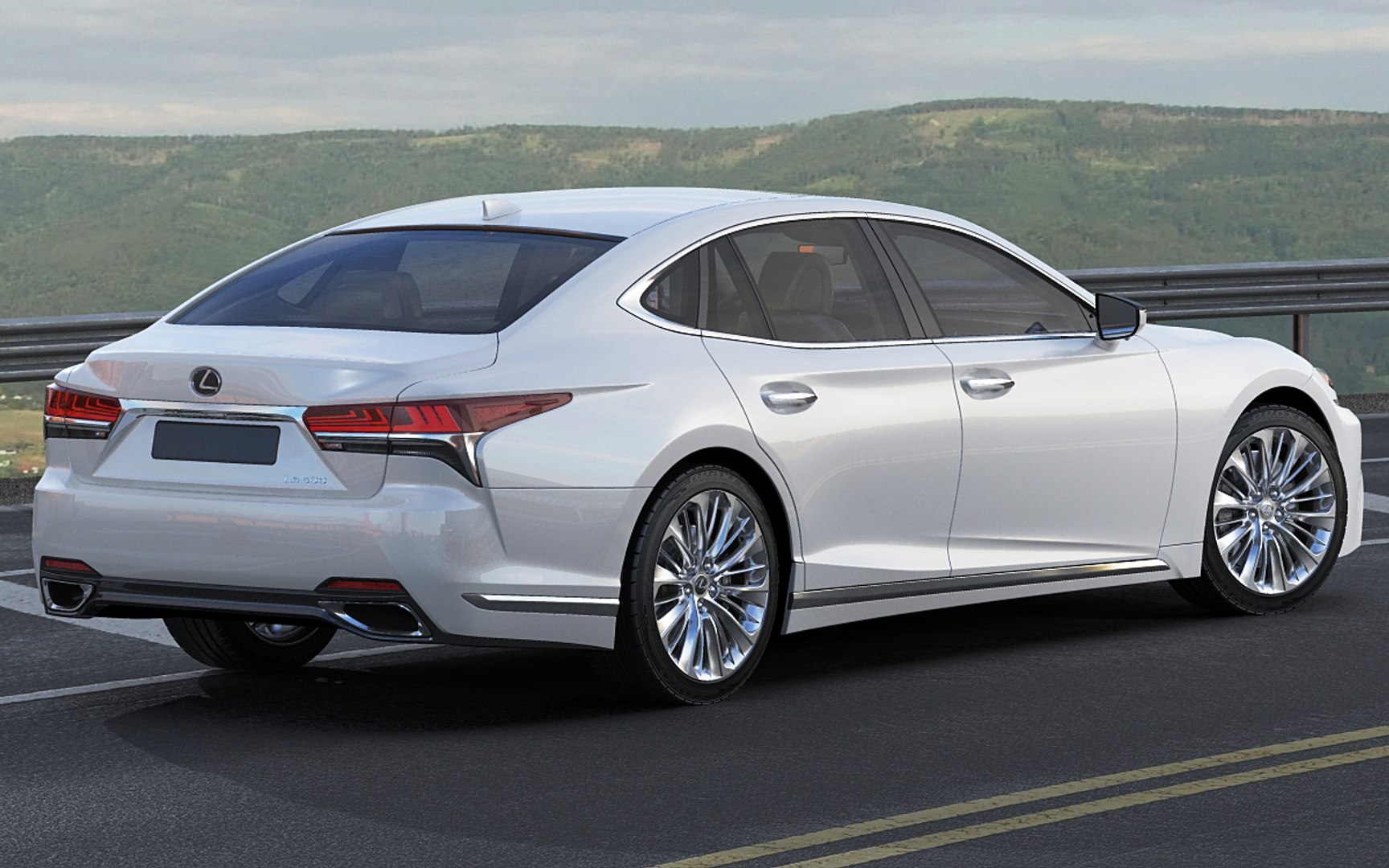 3d Lexus Ls500 Ls Model